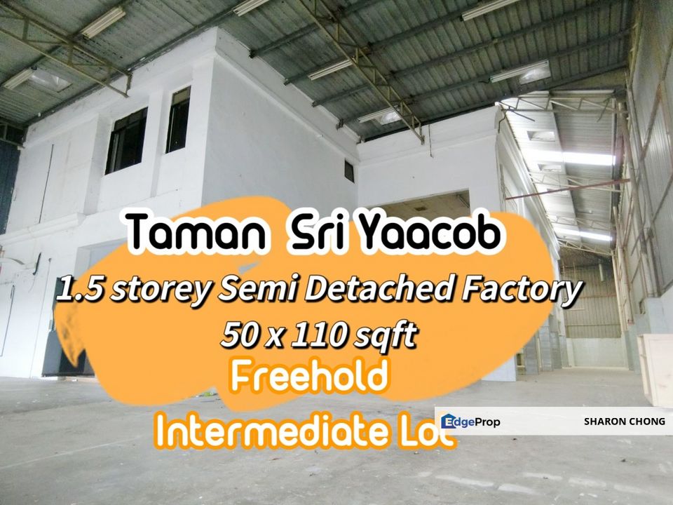 1.5 SEMI D FACTORY TAMAN TAN SRI YAACOB FOR SALE for Sale @RM2,050,000 By SHARON CHONG | EdgeProp.my