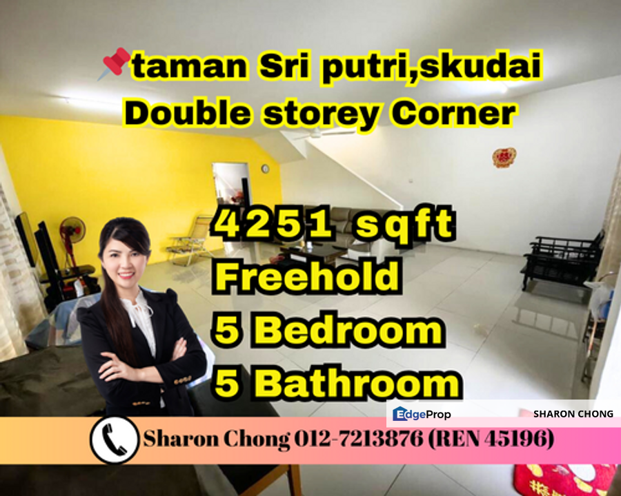 Double Storey Corner Jalan Gangsa Taman Sri Putri for Sale for Sale ...