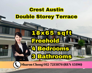 Austin Crest Ruby Double Storey Terrace House for Sale for Sale @RM780 ...