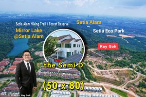 Bandar Nusa Rhu (Shah Alam U10) behind Setia Alam Hiking Trail for Sale ...