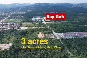 Jalan Pasar Malam, Meru Klang, Agriculture land 3 acres for Sale @RM3 ...