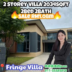 Fringe Villa Forest City Double Storey Villa for Sale @RM1,080,000 By ...