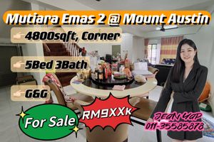 Mutiara Emas Mount Austin Double Storey 5BR Corner for Sale @RM950,000 ...