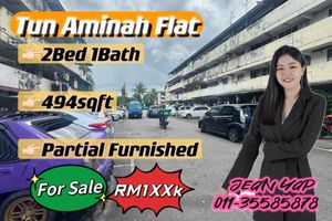 Tun Aminah Ground Floor Low Cost Flat for Sale @RM140,000 By JEAN YAP ...