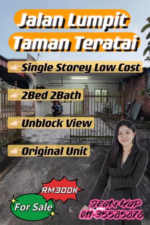 Jalan Lumpit Single Storey Low Cost Unblock View for Sale @RM300,000 By ...