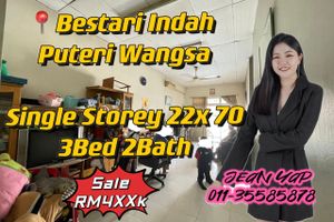 Bestari Indah Puteri Wangsa Single Storey for Sale @RM460,000 By JEAN ...