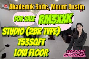 Akademik Suite Mount Austin Studio for Sale @RM358,000 By JEAN YAP ...