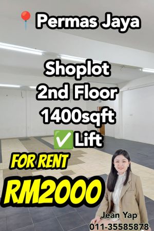 PermasJaya 2nd Floor Shop for Rental @RM2,000 By JEAN YAP | EdgeProp.my