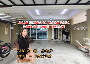 Taman Daya Jalan Pinang 48 Double Storey Terrace House for Sale @RM600 ...