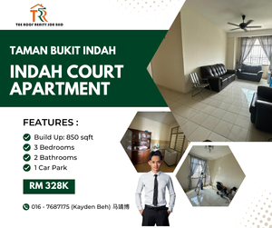 Indah Court Apartment Bukit Indah Johor for Sale @RM328,000 By KAYDEN ...