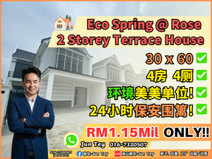 Eco Spring Rose 2 Storey Terrace For Sale!!Near Setia indah Mount ...