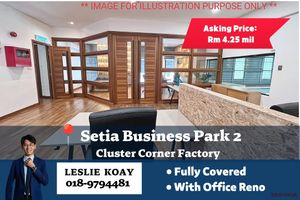 SBP 2 Cluster Corner Factory For Sale! Eco Business Park Setia Business ...