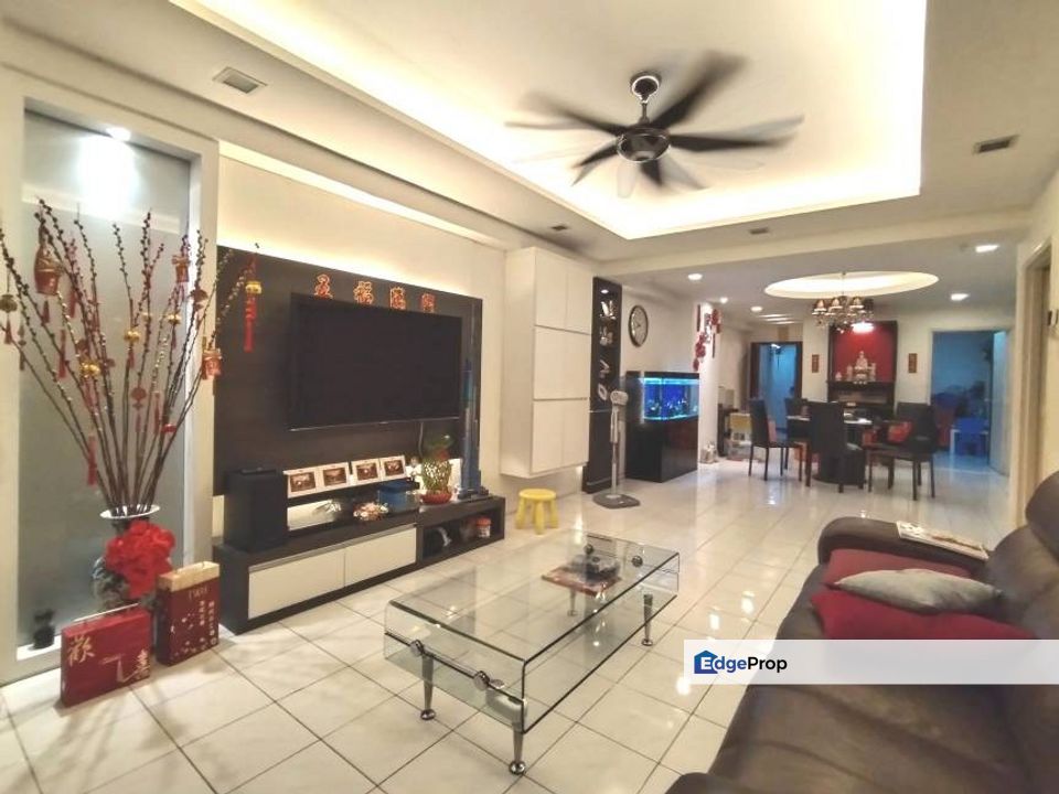 Partly Furnished Pandan Villa Condo, Pandan Indah, Ampang, Lrt for Sale ...