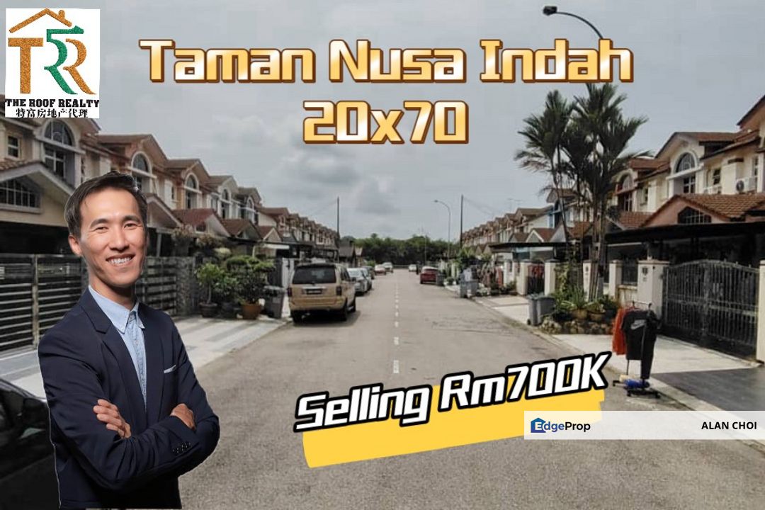 Taman Nusa Indah Double Storey for Sale @RM700,000 By ALAN CHOI ...