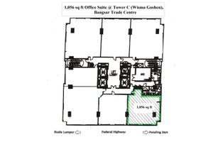 Corporate Office Suite – 1,056 sq ft @ Tower C (Wisma Goshen), Bangsar ...