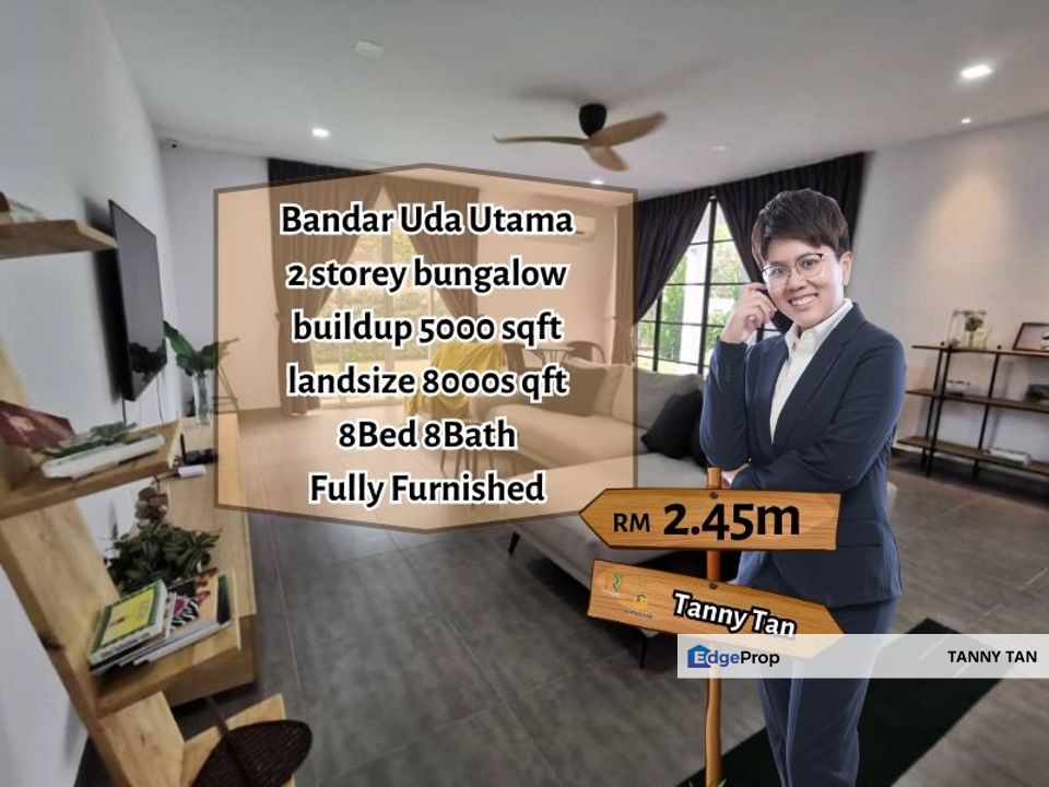 Bandar Uda Utama double storey bungalow fully renovated fully furnished for Sale @RM2,450,000 By ...