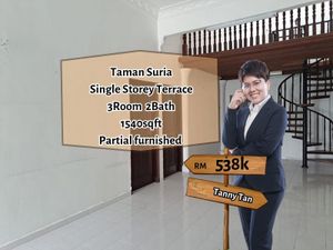 Taman Suria_Single Storey Terrace_3Room2Bath_1540sqft for Sale @RM538,000 By TANNY TAN | EdgeProp.my