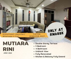 Double Storey Terrace with Fully Renovation , Taman Mutiara Rini,Skudai ...