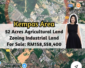 Kempas, Johor Bahru, Johor, Agricultural Land, 52 Acres, Zoning ...