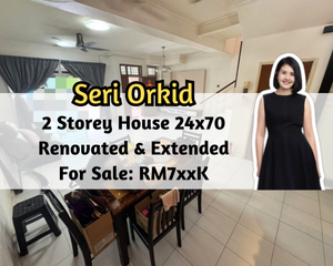 Taman Sri Orkid, Skudai, Johor, 2 Storey House 24x70, Renovated Unit, 4 Bedroom 3 Bathroom for ...