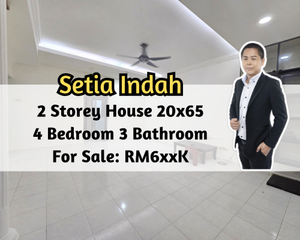 Taman Setia Indah, Johor Bahru, Johor, 2 Storey House 20x65, 4 Bedroom ...