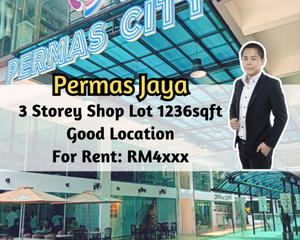 Bandar Baru Permas Jaya, Permas Jaya/Senibong, Johor, 3 Storey Shop Lot ...