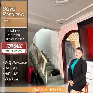 FULLY Extended End Lot 🌟 Renovated 2 Storey Terrace House for SALE ...