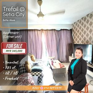 CORNER Unit 🌸 Serviced Apartment for SALE | Trefoil @ Setia City, Setia ...
