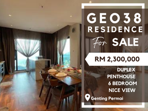 Duplex Penthouse Geo38 Residence Fully Furnish at Genting Highland for ...