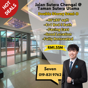 Taman Sutera Utama Jalan Sutera Chengal Near Sutera Mall Double Storey ...