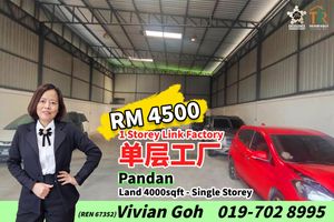 Perindustrian Pandan Single Storey Factory For Rent for Rental @RM4,500 ...