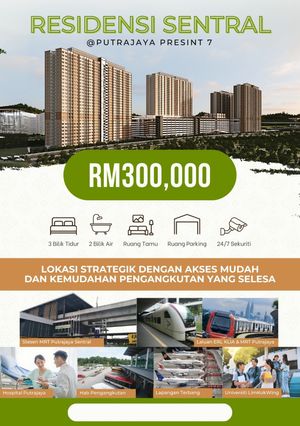 Putrajaya Sentral P7 Rumawip Apartment for Sale @RM300,000 By SARLINA ...