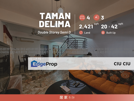 Taman Delima Jalan Gangsa 2 Storey Double Storey Semi D Alor Setar FOR ...