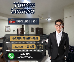 Taman Sentosa SemiD double Storey House For Sale for Sale @RM1,400,000 ...