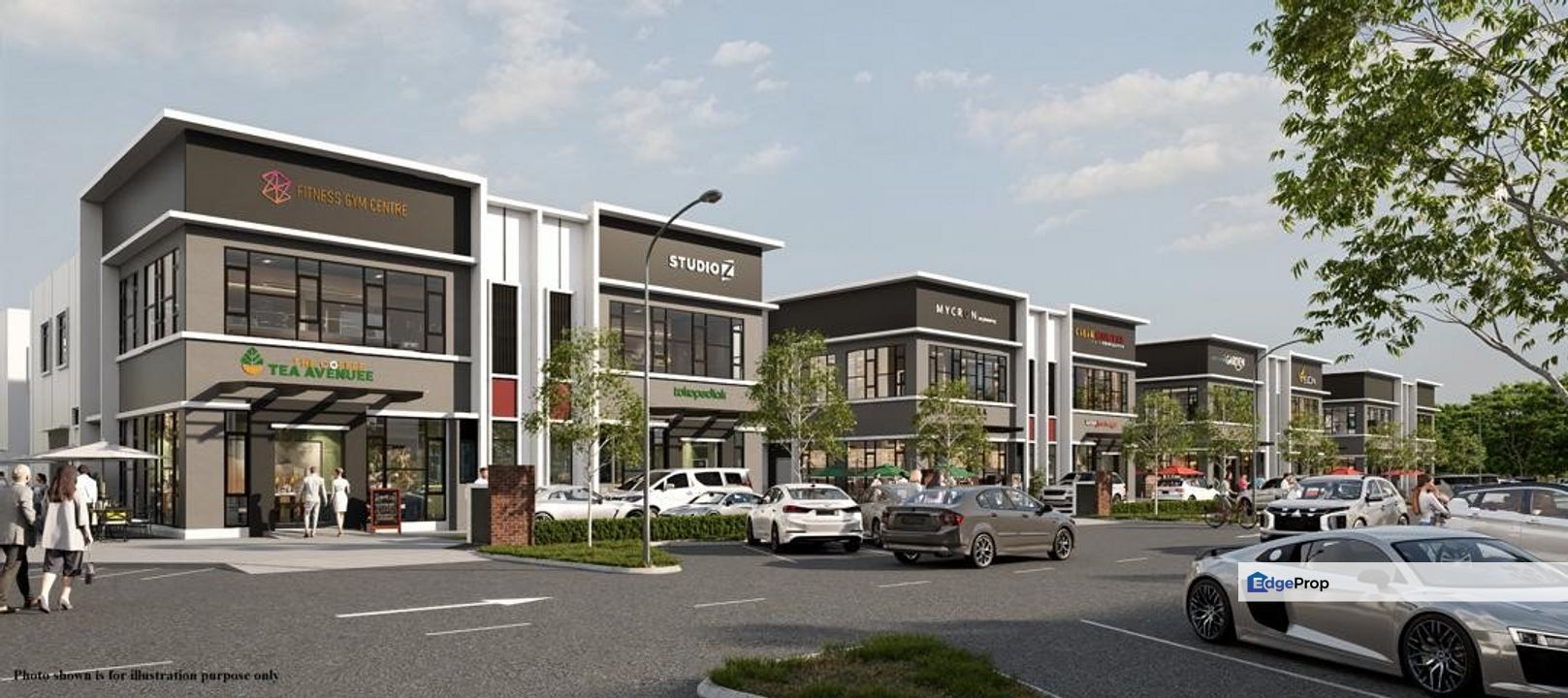 Taman Kluang Perdana Johor Double Storey Semi D Shop Office For Sale ...