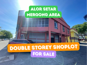 Double Storey Shoplot in Good Location @ Kawasan Mergong, Jalan Gangsa ...