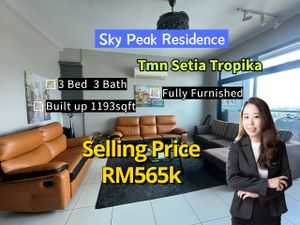 Setia Tropikal Sky Peak 3 room for Sale for Sale @RM565,000 By SHI YING ...