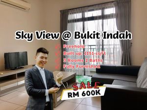 Sky View @ Bukit Indah High Floor For Sale for Sale @RM600,000 By IDEN ...