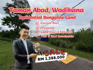 Taman Abad Wadihana JB Town Residential Bungalow Land Corner Plot ️For ...