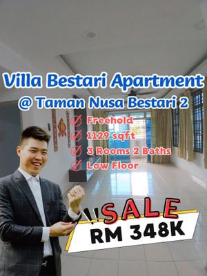 Villa Bestari Apartment @ Nusa Bestari 2 For Sale for Sale @RM348,000 ...