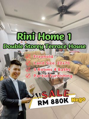 Rini Home 1 @ Mutiara Rini Double Storey Terrace House For Sale for ...
