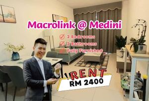 Macrolink Medini 2 Bedrooms Fully Furnished Unit For Rent Near Medini ...