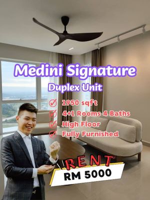 Medini Signature Duplex High Floor Fully Furnished Unit For Rent Near ...
