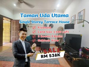 Uda Utama Single Storey Terrace House For Sale Near Nusa Bestari ...