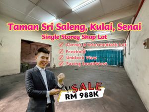 Taman Sri Saleng Kulai Senai Single Storey Shop 2 Adjoning Unit For ...