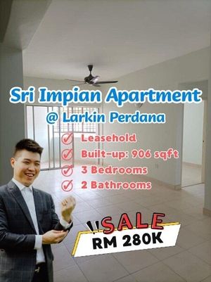 Sri Impian Apartment Larkin Perdana For Sale Near Larkin Idaman, Larkin ...