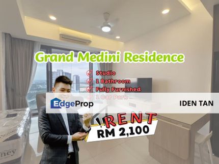 Grand Medini Residence Fully Furnished Studio For Rent Near Optimus ...