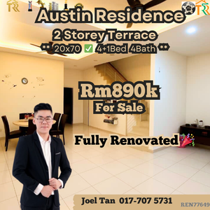 Austin Residence Terrace for Sale for Sale @RM890,000 By TAN SHI GIAN ...