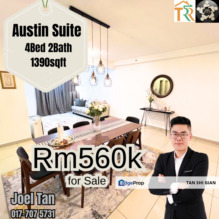 Austin Suites 4bedroom Apartment for Sale for Sale @RM560,000 By TAN ...
