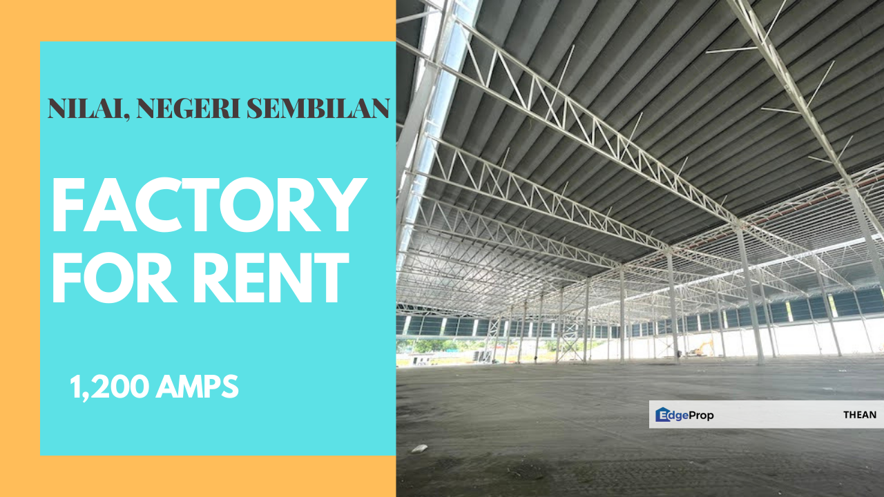 BIG FACTORY WAREHOUSE RENT NILAI NEGERI SEMBILAN for Rental @RM387,000 ...